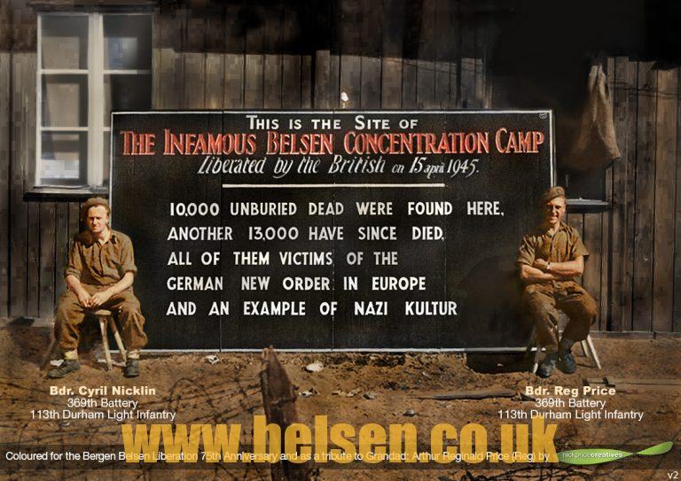 Names of British Soldiers Who Liberated Belsen - Bergen Belsen ...